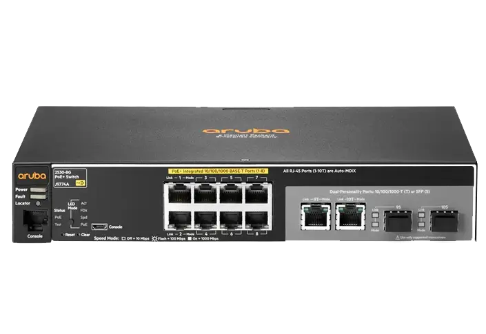 HPE J9774A Price - Aruba 2530 8G PoE+ Switch - Dubai | Promise Computer Technology
